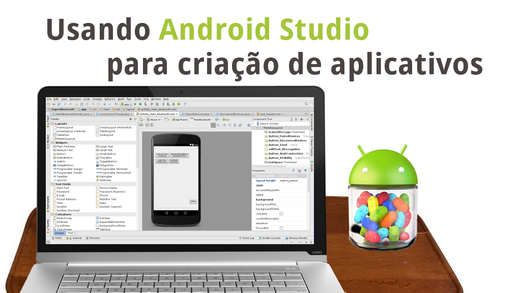 Usando Android Studio para criação de aplicativos - Dragão sem Chama