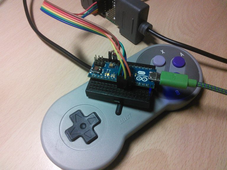 Snes controllers to PC adapter.